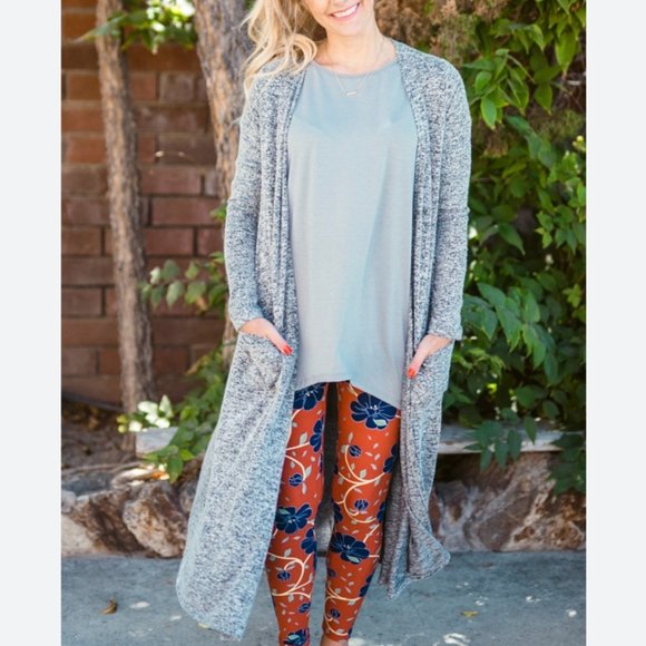 LuLaRoe | Sweaters | Nwot Lularoe Sarah Dusty Pink Ribbed Cardigan ...